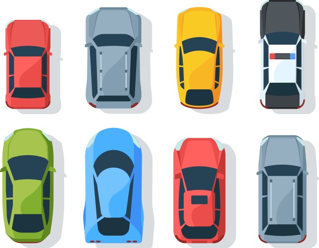 Car Top View Vector Images (over 6,700)