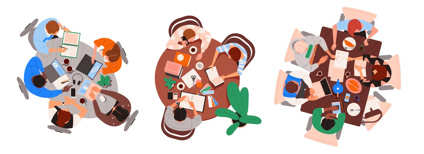 Top View Man Sitting Vector Images (over 1,000)