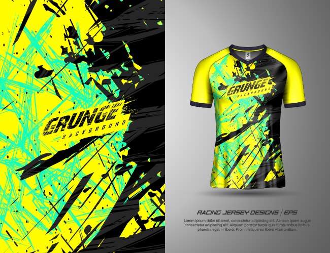 Tshirt sports grunge texture background Royalty Free Vector
