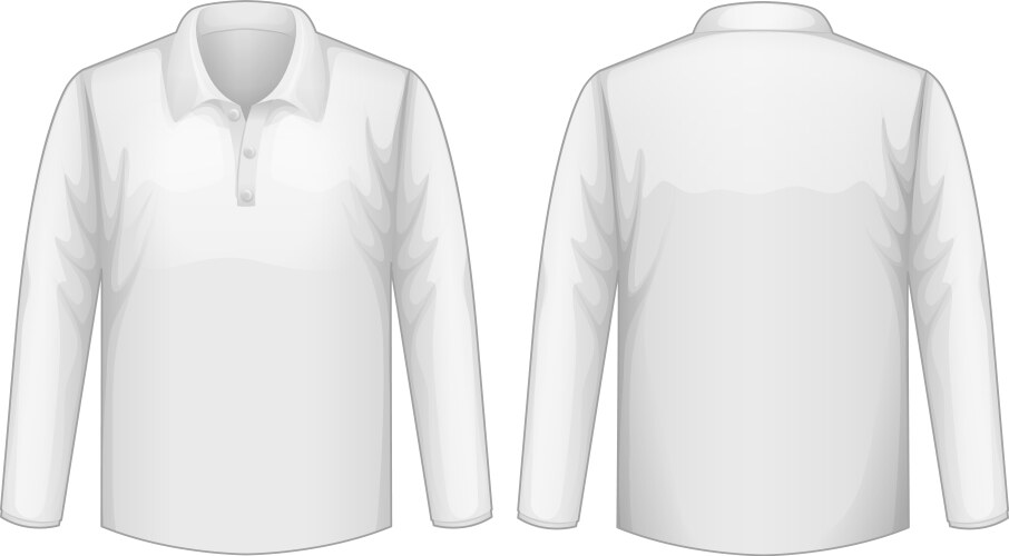 White shirt Royalty Free Vector Image - VectorStock