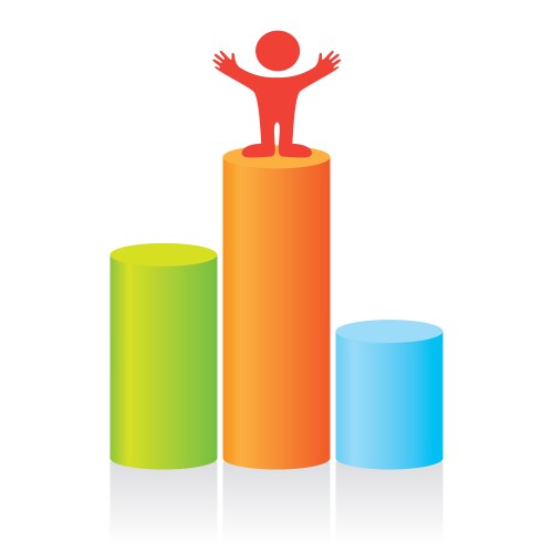 Data Charts & Graphs Royalty Free Vector Image