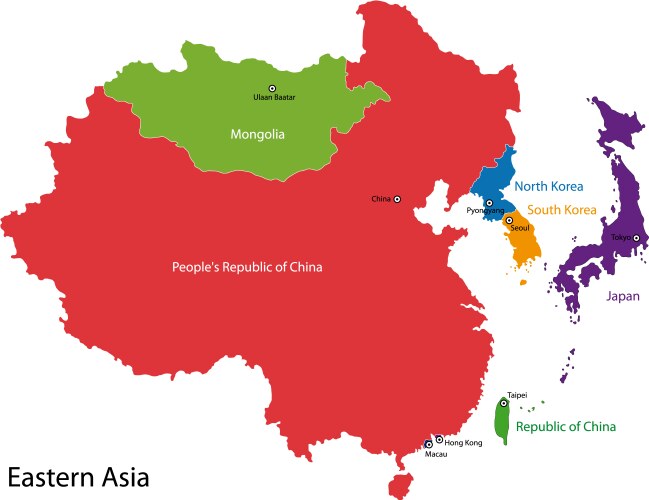 Japan map Royalty Free Vector Image - VectorStock