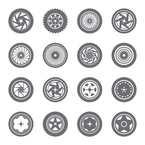 Suv wheel blueprint Royalty Free Vector Image - VectorStock
