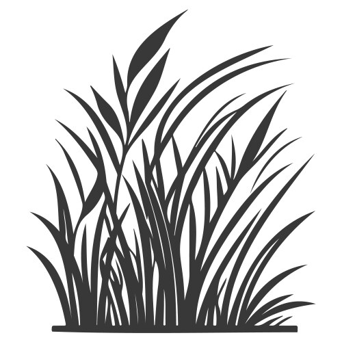 Grass garden grey Royalty Free Vector Image - VectorStock