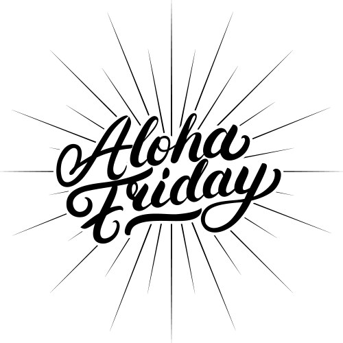 Happy Aloha Friday Vector Images (7)
