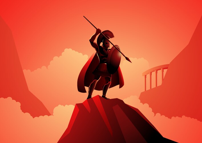 Ares the god of war Royalty Free Vector Image - VectorStock