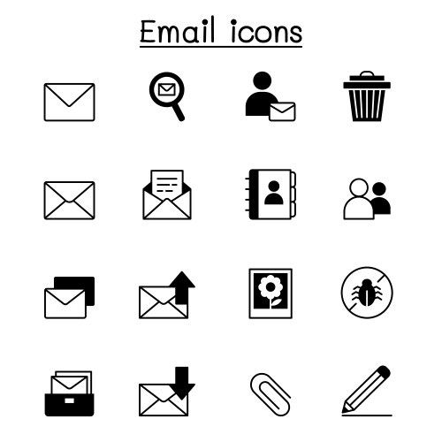 Email Logo Black and White Vector Images (over 11,000)