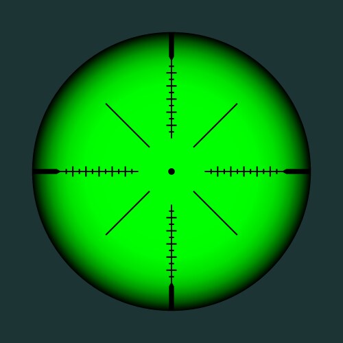 Weapon sight sniper rifle optical scope hunting Vector Image