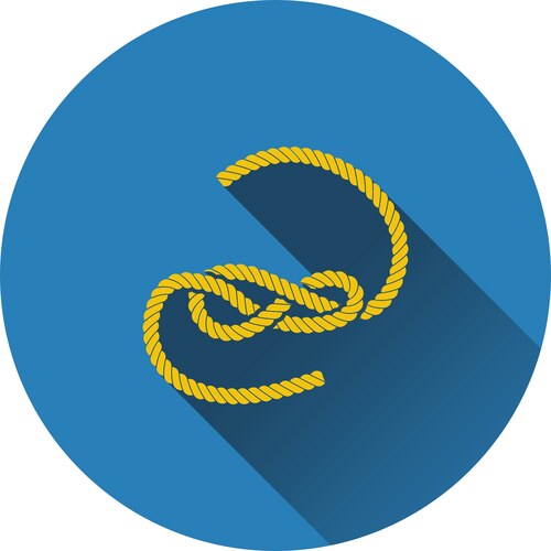 Icon of rope Royalty Free Vector Image - VectorStock