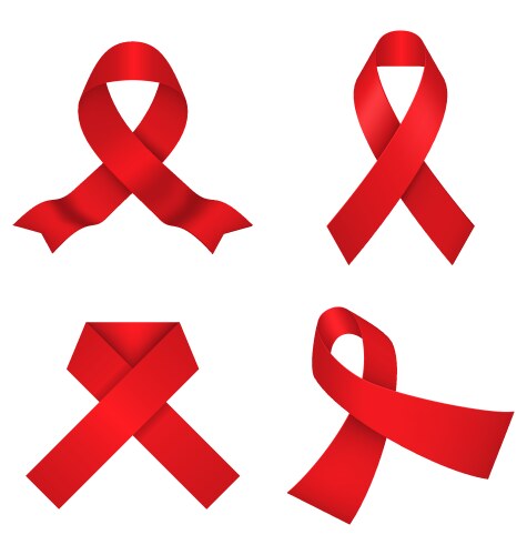 Awareness ribbon icons Royalty Free Vector Image