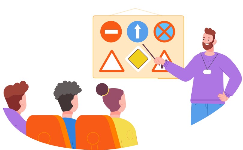 Driving Lesson Vector Images (over 1,300)