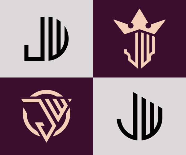 Jw Monogram Vector Images (over 1,400)