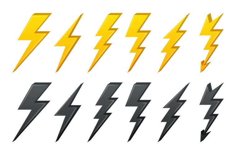 Thunder Vector Images & Graphics for Commercial Use | VectorStock