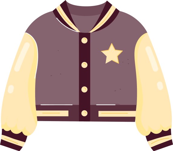 Casual wear flat stickers Royalty Free Vector Image