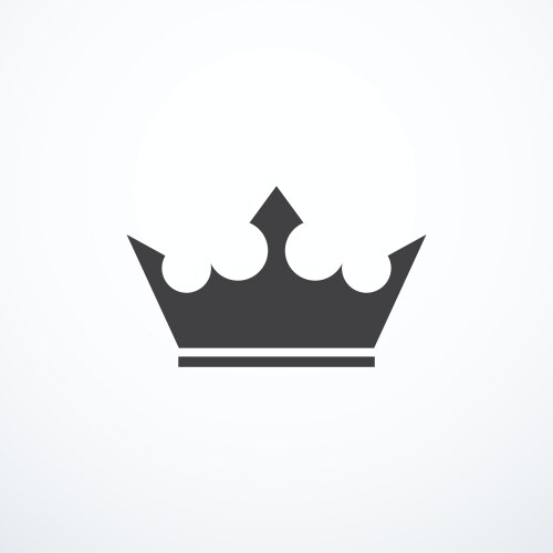 Hand drawn crown icon Royalty Free Vector Image