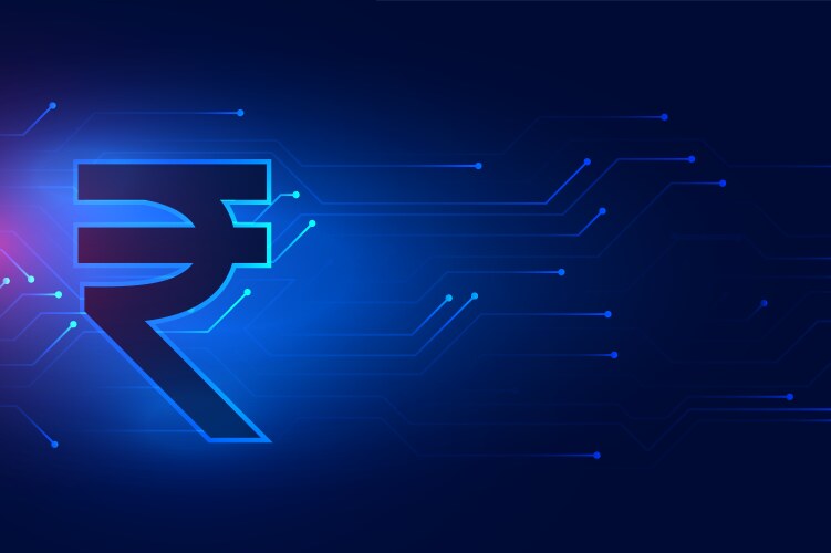 Indian currency rupee symbol banner success Vector Image