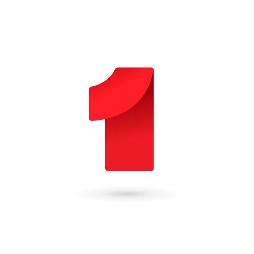 Number 1 Red Vector Images (over 11,000)
