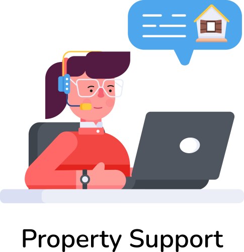 Property agent Royalty Free Vector Image - VectorStock