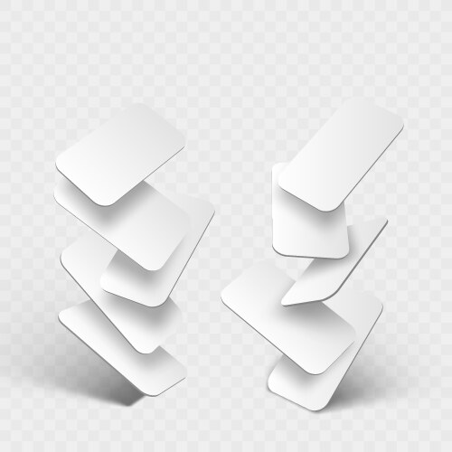 3d paper architecture Royalty Free Vector Image