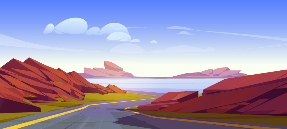 Horizontal Road Cartoon Vector Images (over 2,600)
