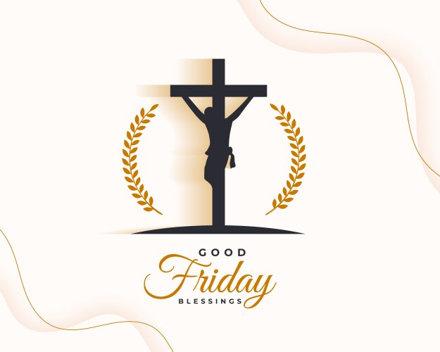 Good friday or easter week cultural background Vector Image