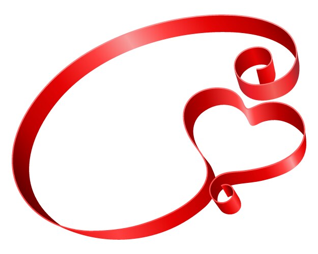 Two hearts logo Royalty Free Vector Image - VectorStock