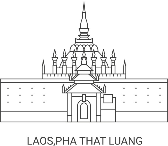 Vientiane Laos Landmark Vector Images (over 110)