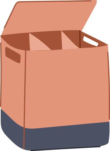 Container medical waste bin cartoon Royalty Free Vector Container medical waste bin cartoon Royalty Free Vector