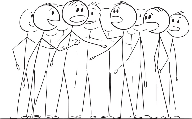 Stickman Speaking Vector Images (over 230)