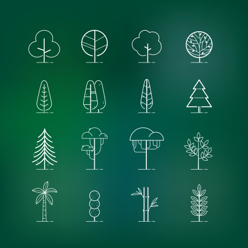 Free Tree Outline Vector Images (over 2,700)