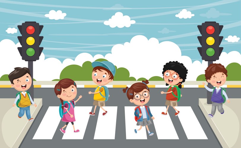 Kids daily routine activities Royalty Free Vector Image