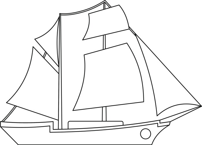 Boat Outline Vector Images (over 48,000)