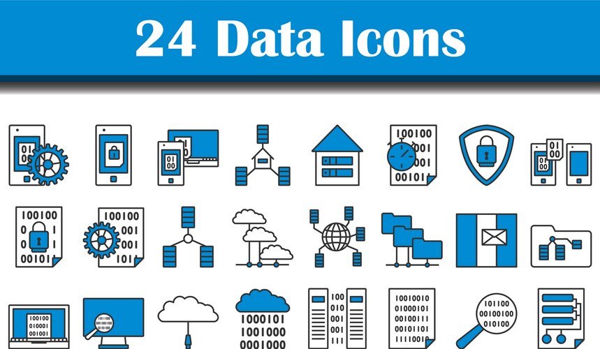 Data Icon Vector Images (over 990,000)
