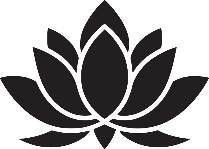 Lotus Flower Black White Vector Images (over 4,300)