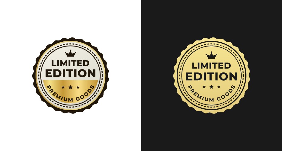 Limited edition label or stamp Royalty Free Vector Image