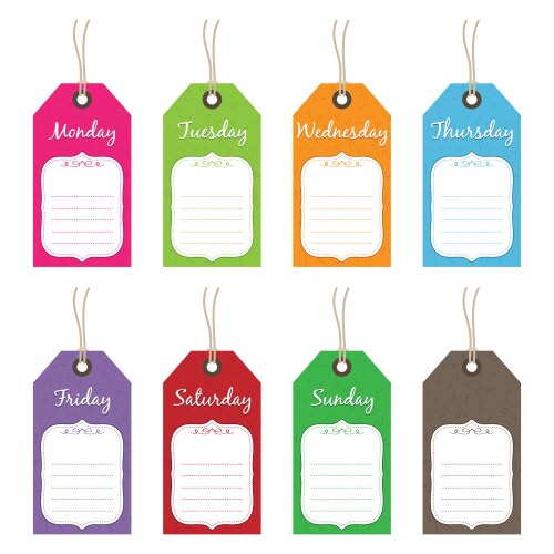 Days of the Week Vector Images (over 93,000)