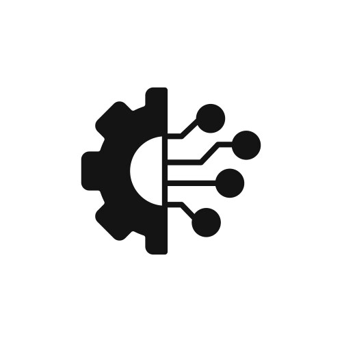 Transform icon set business fintech system symbol Vector Image