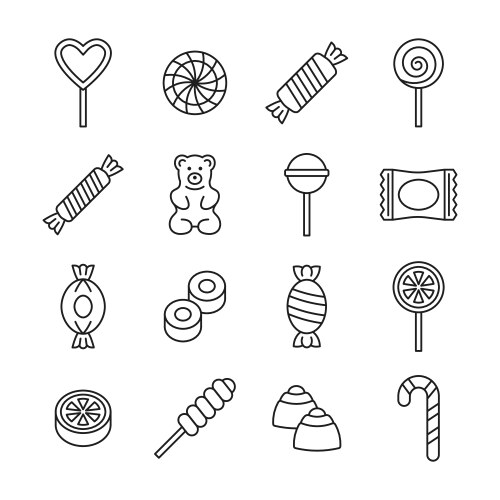 Candy Outline Vector Images (over 40,000)