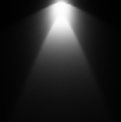 Light beam from projector Royalty Free Vector Image
