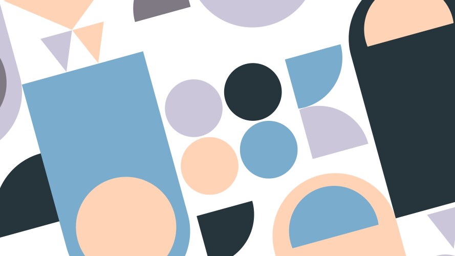 Seamless pattern cloud background with shapes Vector Image