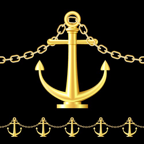 Gold Anchor Vector Images (over 3,100)