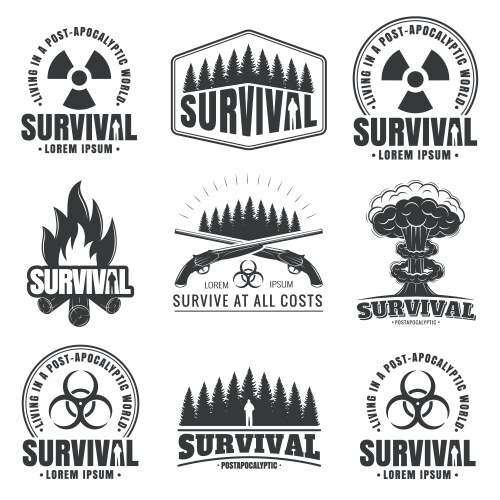 Survival Theme Vector Images (over 190)