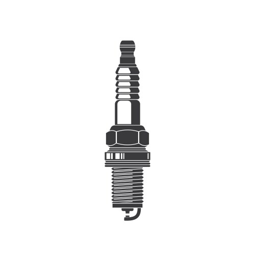 Spark plug sketch Royalty Free Vector Image - VectorStock