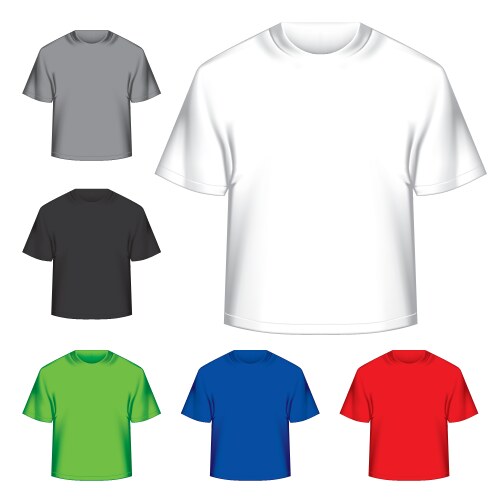 Blank Shirt Template Vector Images (over 31,000)