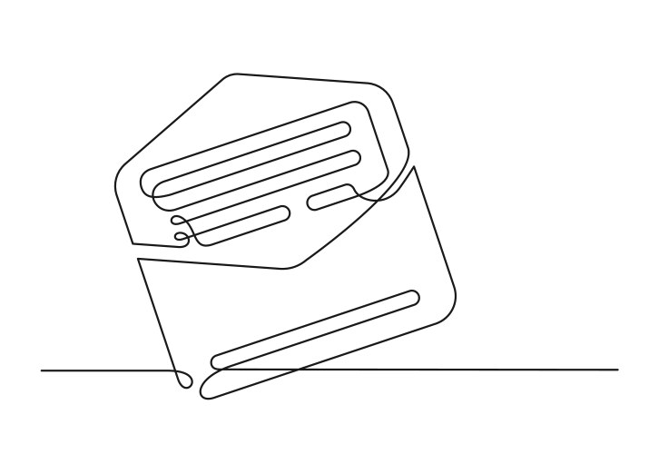 Continuous Line Letters Vector Images (over 5,200)