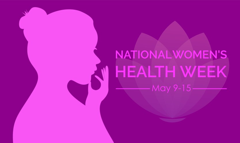 National Womens Health Week Awareness Royalty Free Vector