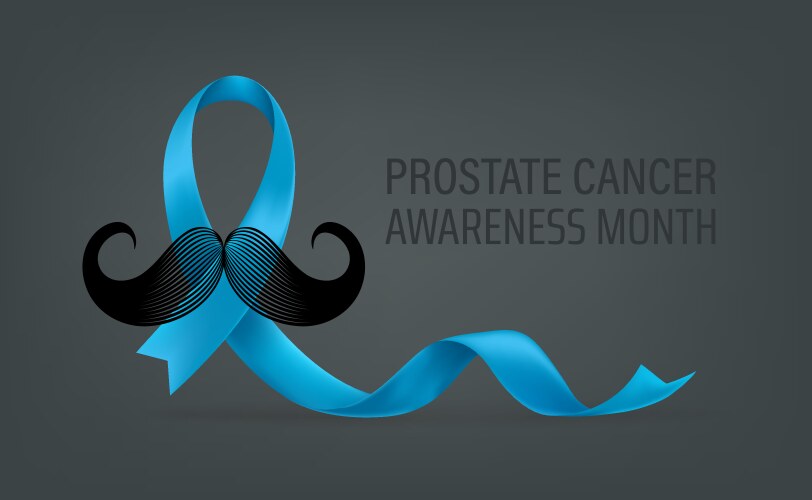 Prostate cancer awareness month concept Royalty Free Vector