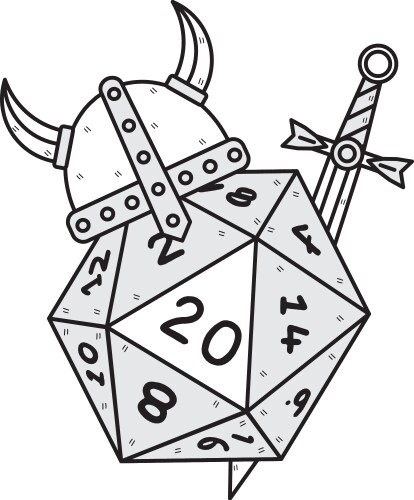 D20 Dice Vector Images (over 7,600)