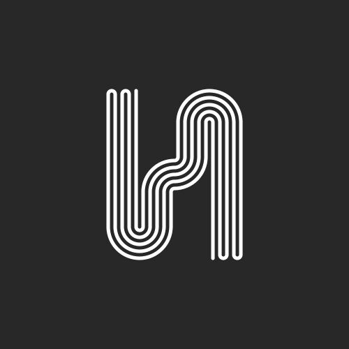 Black and White Letter H Vector Images (over 45,000)