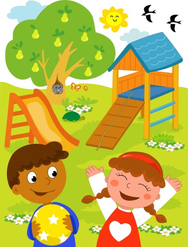 Spring Kids Vector Images (over 57,000)
